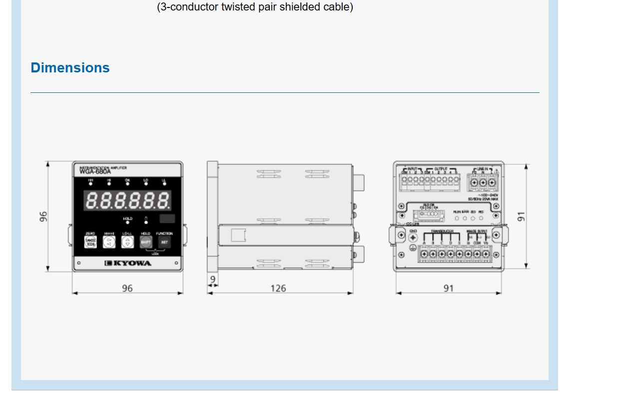 Ichiban Precision Sdn Bhd - Kyowa - Kyowa Instrumentation Amplifier